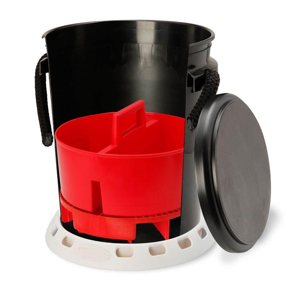 5 Gallon Deluxe One Bucket System, Black or White - Shurhold - Shurhold ...